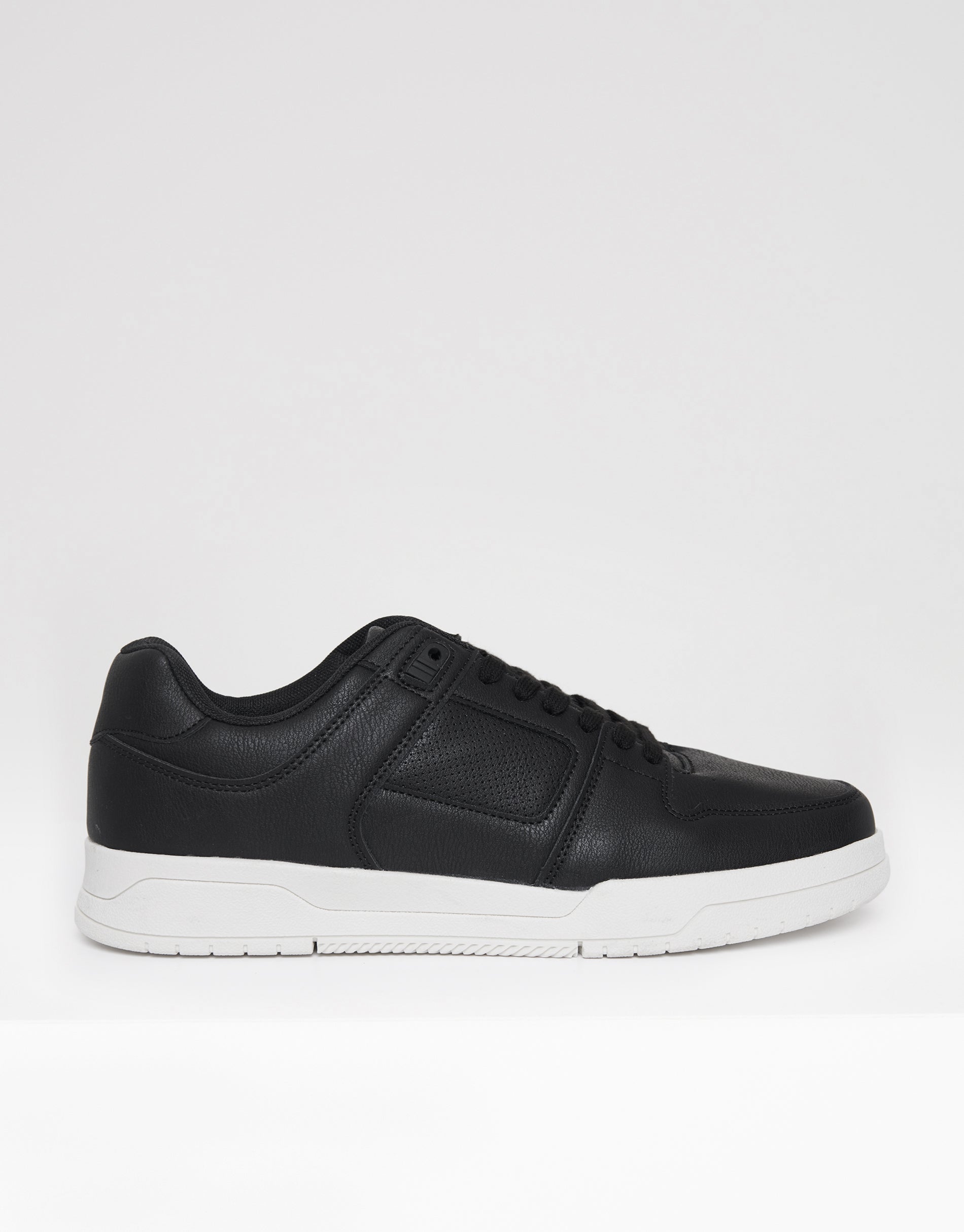 Threadbare Men's Black Court Trainers